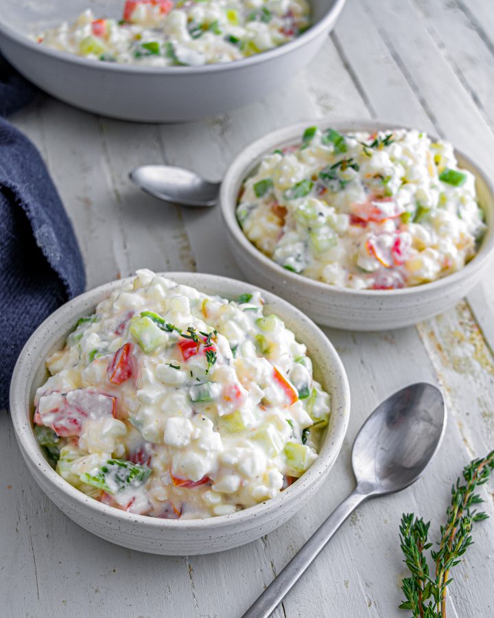 You Only Need 7 Ingredients for the BEST EVER Cottage Cheese Salad ...