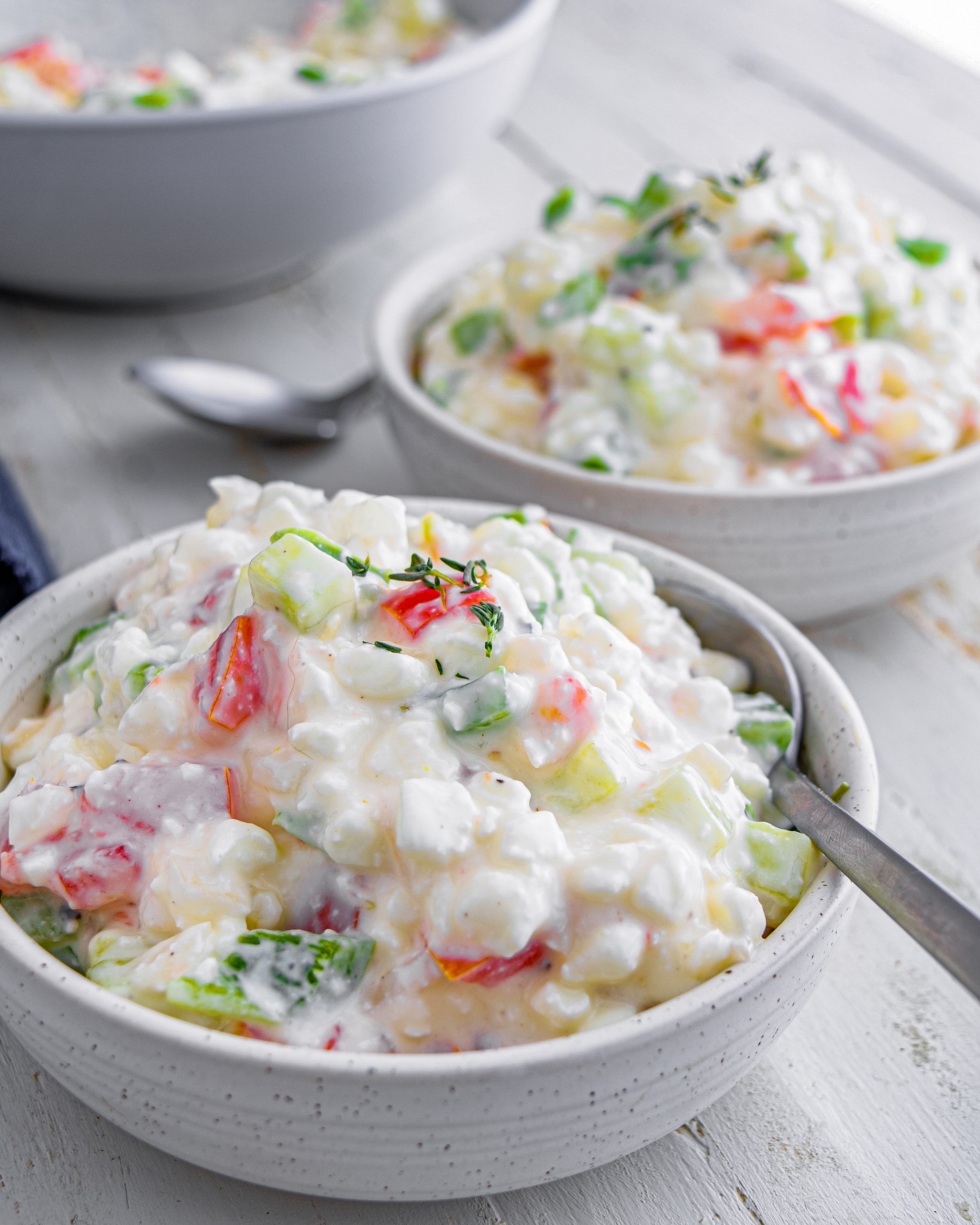 You Only Need 7 Ingredients for the BEST EVER Cottage Cheese Salad ...