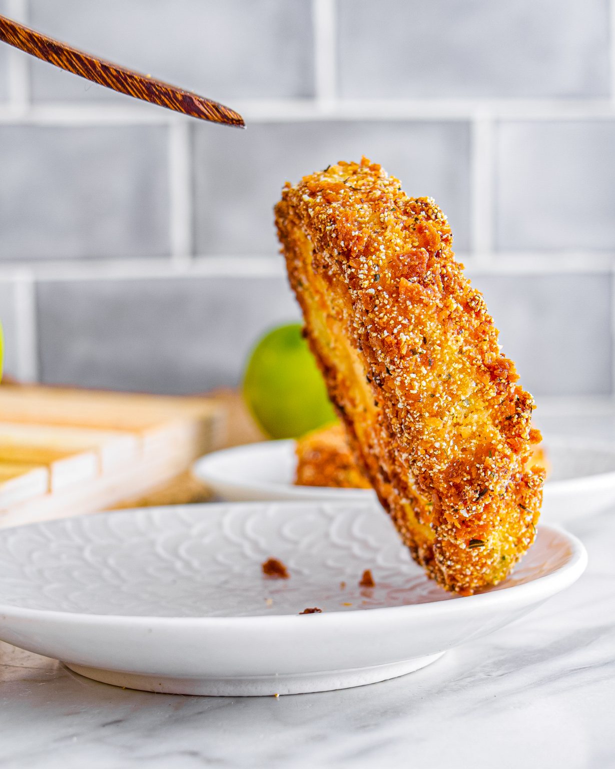 Fried Green Tomatoes - CheekyKitchen