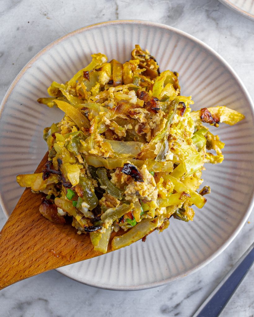 How to Throw Together Cabbage Scramble in Just 15 Minutes - CheekyKitchen