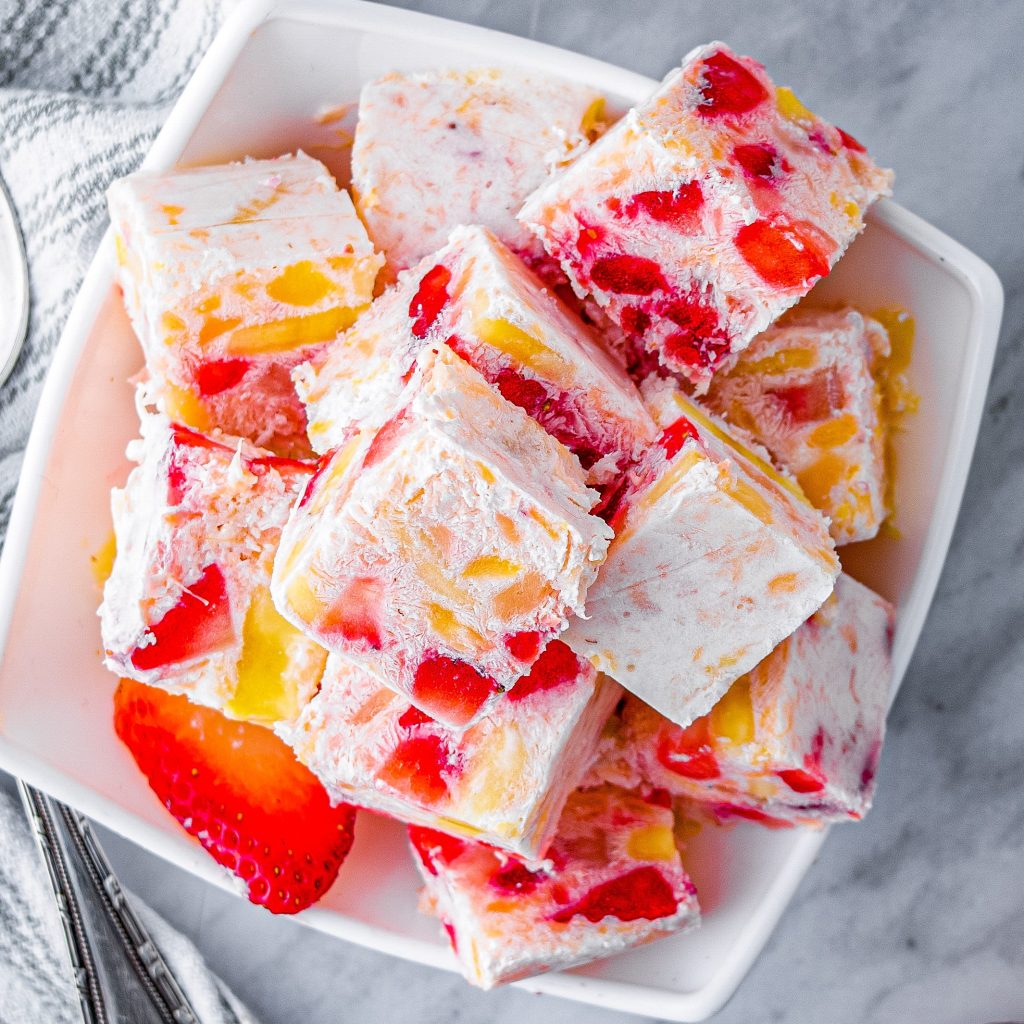 Gram’s Frozen Fruit Salad - CheekyKitchen