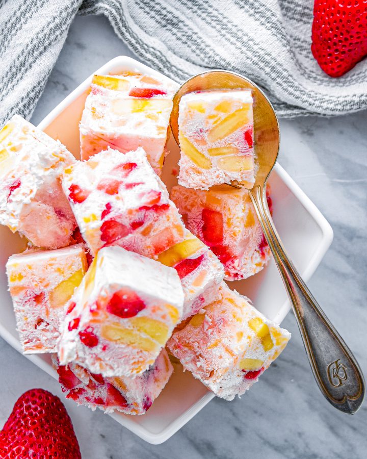 Gram’s Frozen Fruit Salad - CheekyKitchen