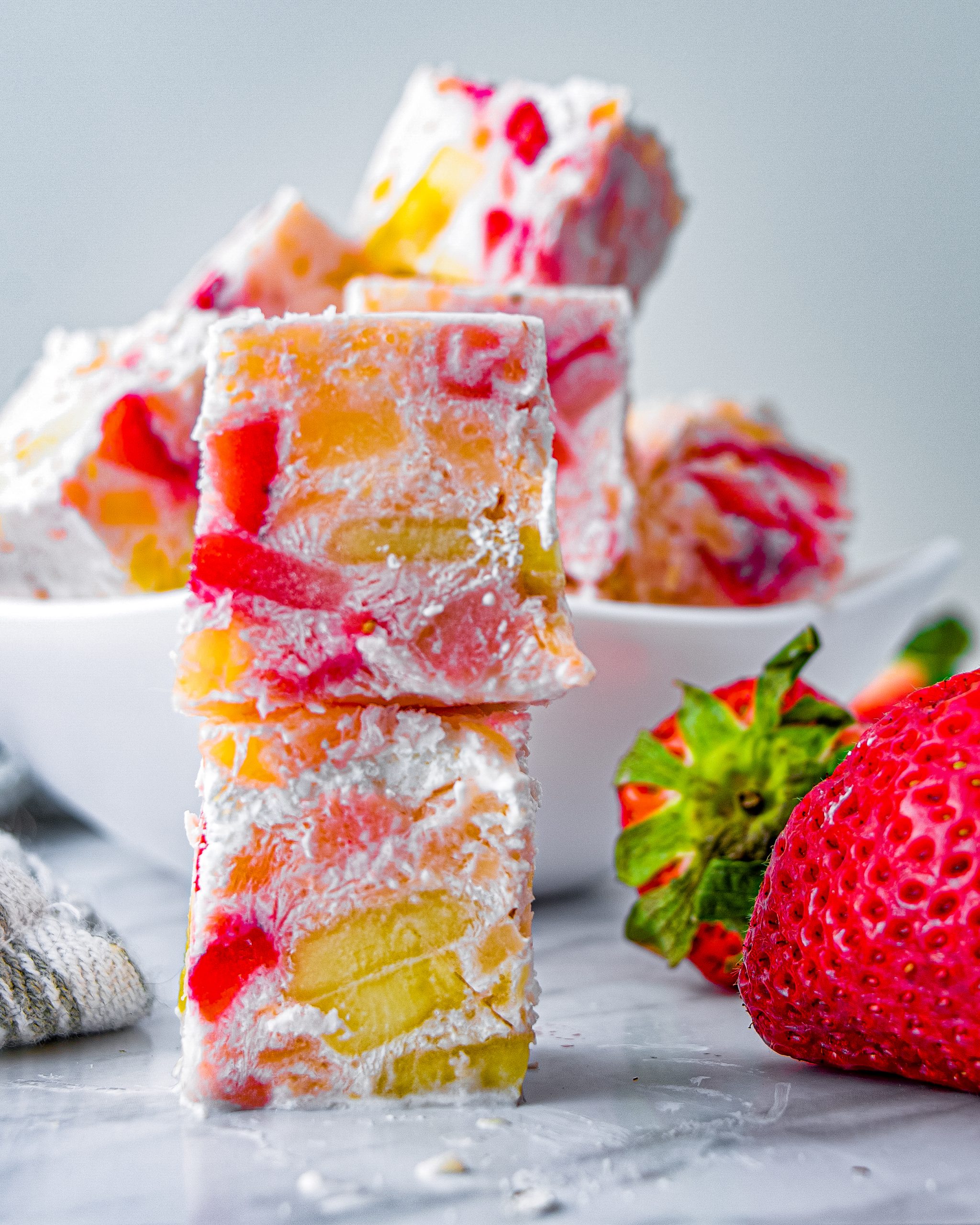 Gram’s Frozen Fruit Salad - CheekyKitchen