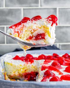Cherry Angel Cake - CheekyKitchen