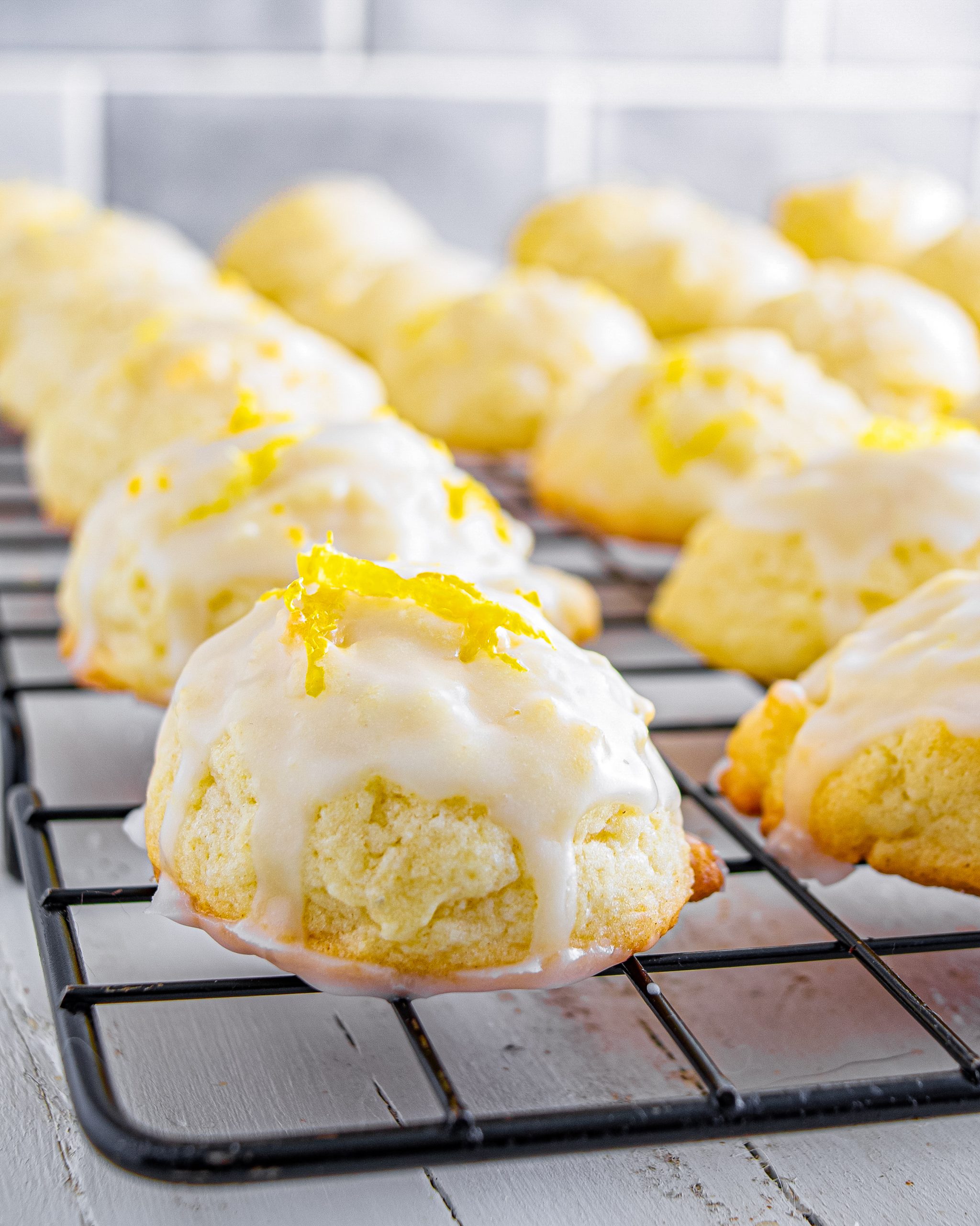 Lemon Pound Cake Cookies - CheekyKitchen
