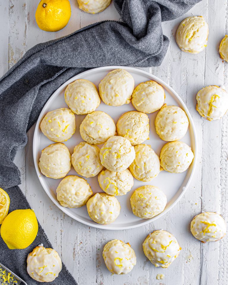 Lemon Pound Cake Cookies - CheekyKitchen