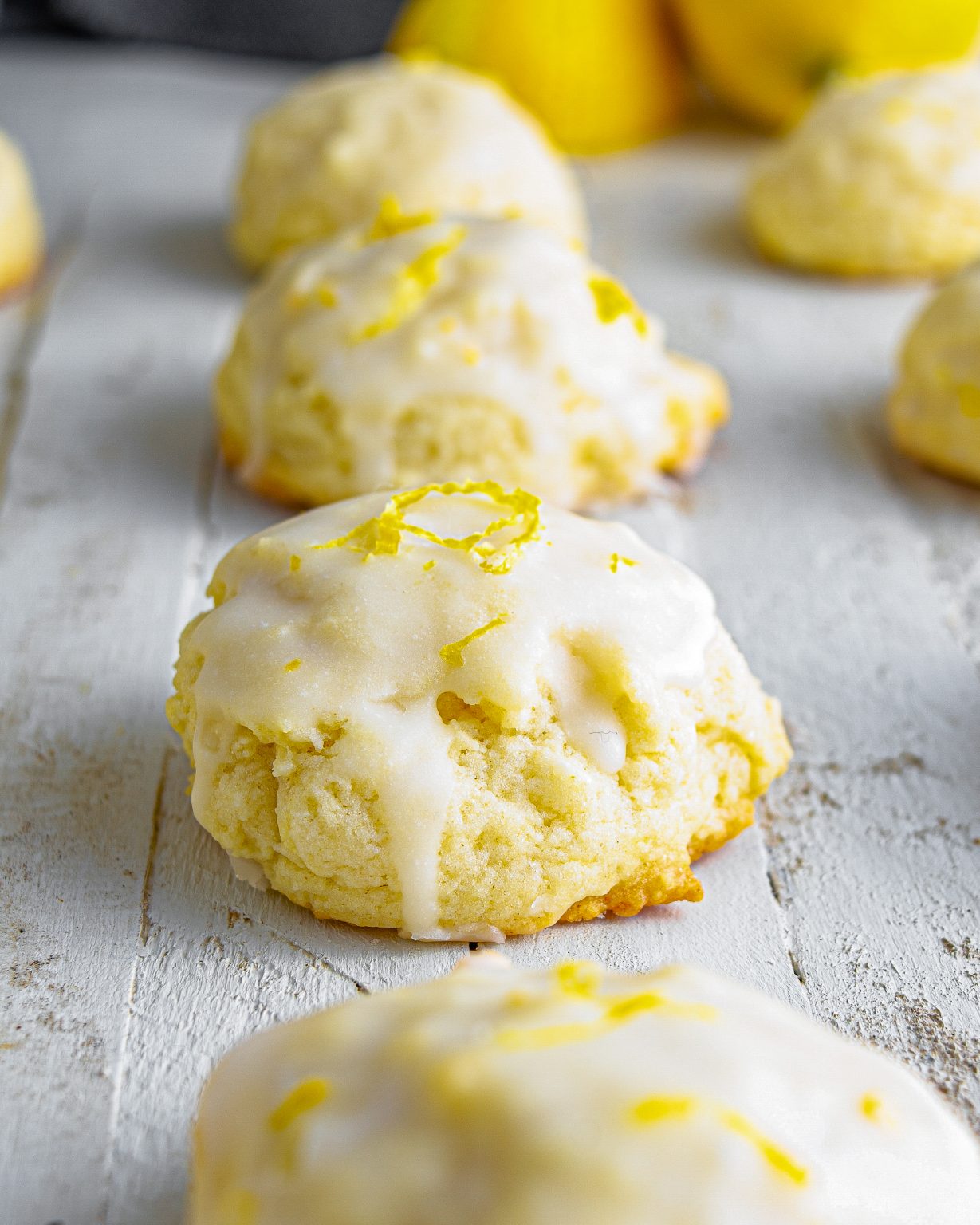 Lemon Pound Cake Cookies - CheekyKitchen