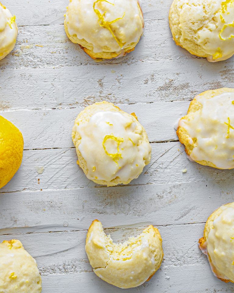 Lemon Pound Cake Cookies - CheekyKitchen