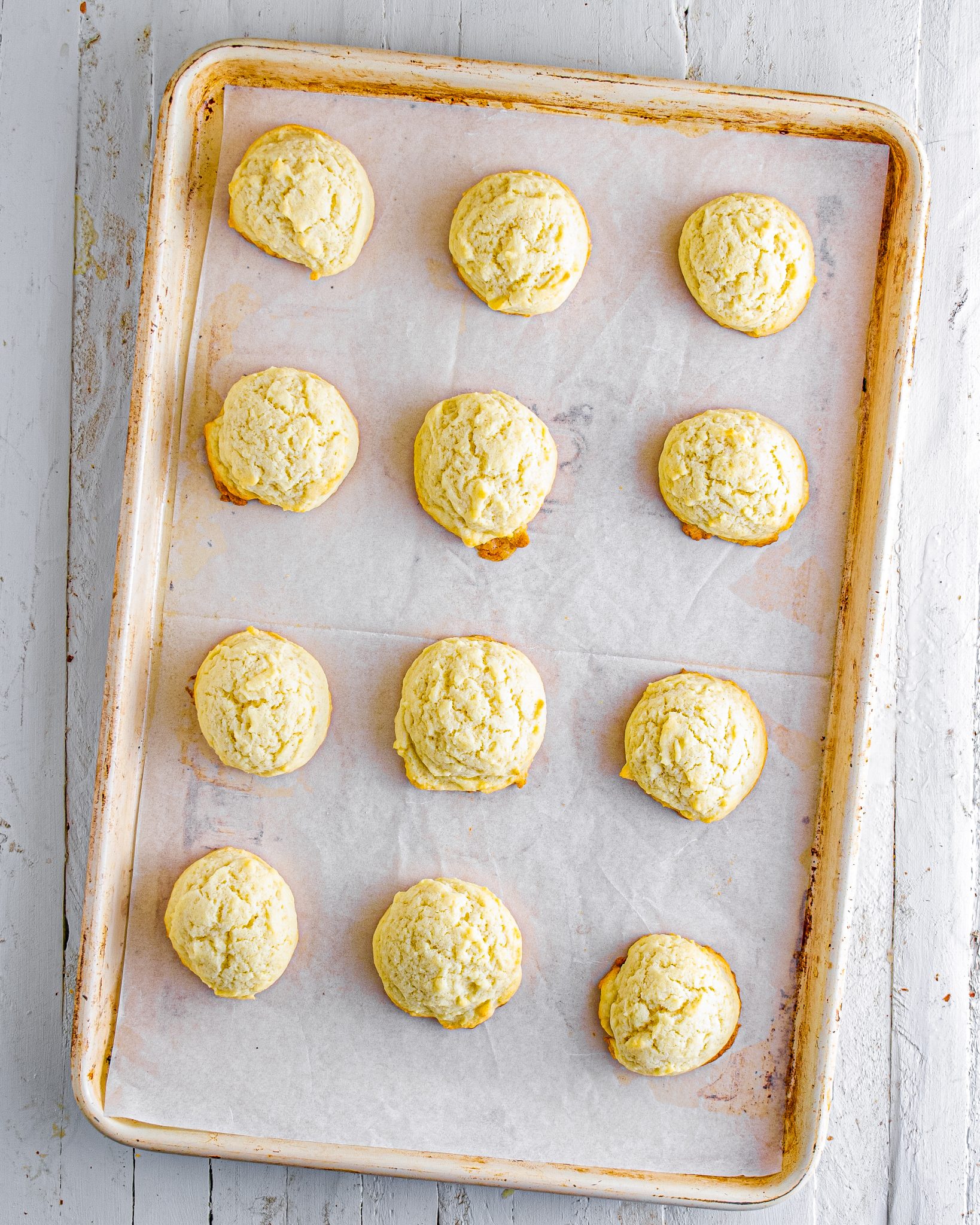 Lemon Pound Cake Cookies - CheekyKitchen