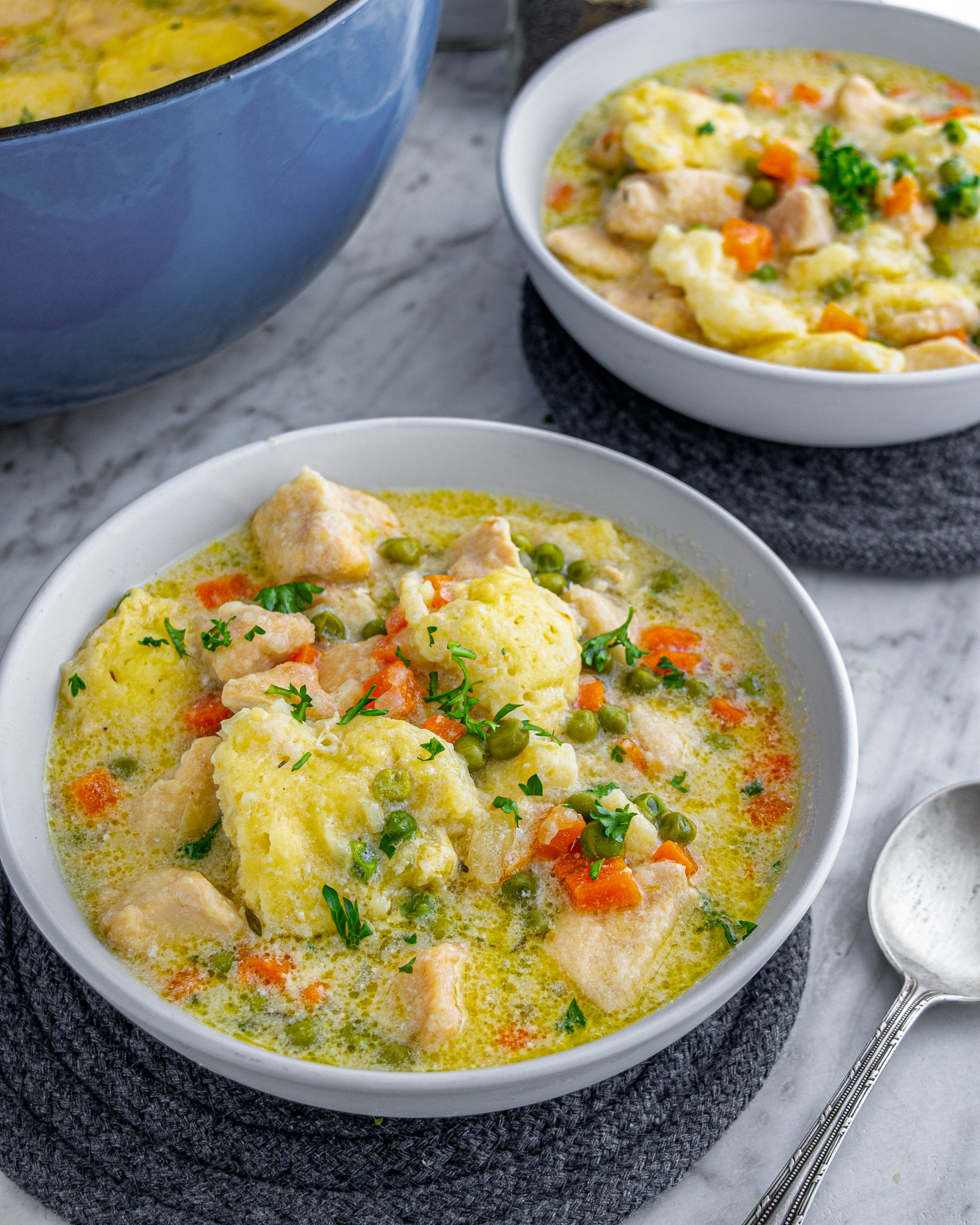 Old-Fashioned Chicken and Dumplings - CheekyKitchen