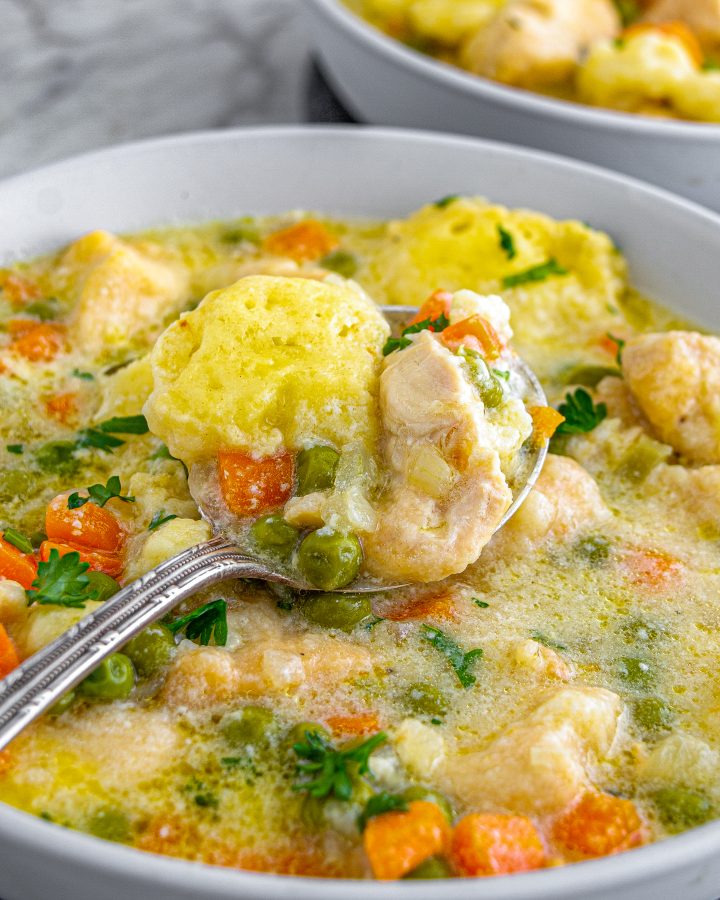 Old-Fashioned Chicken and Dumplings - CheekyKitchen