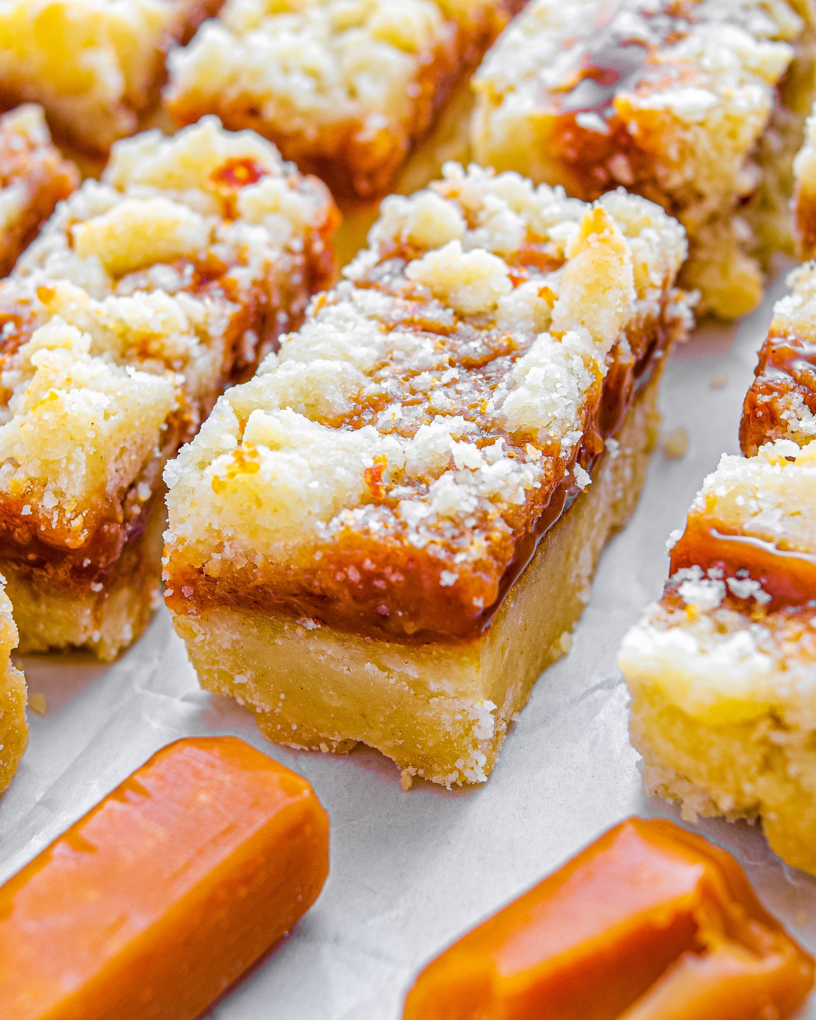 Salted Caramel Butter Bars - CheekyKitchen