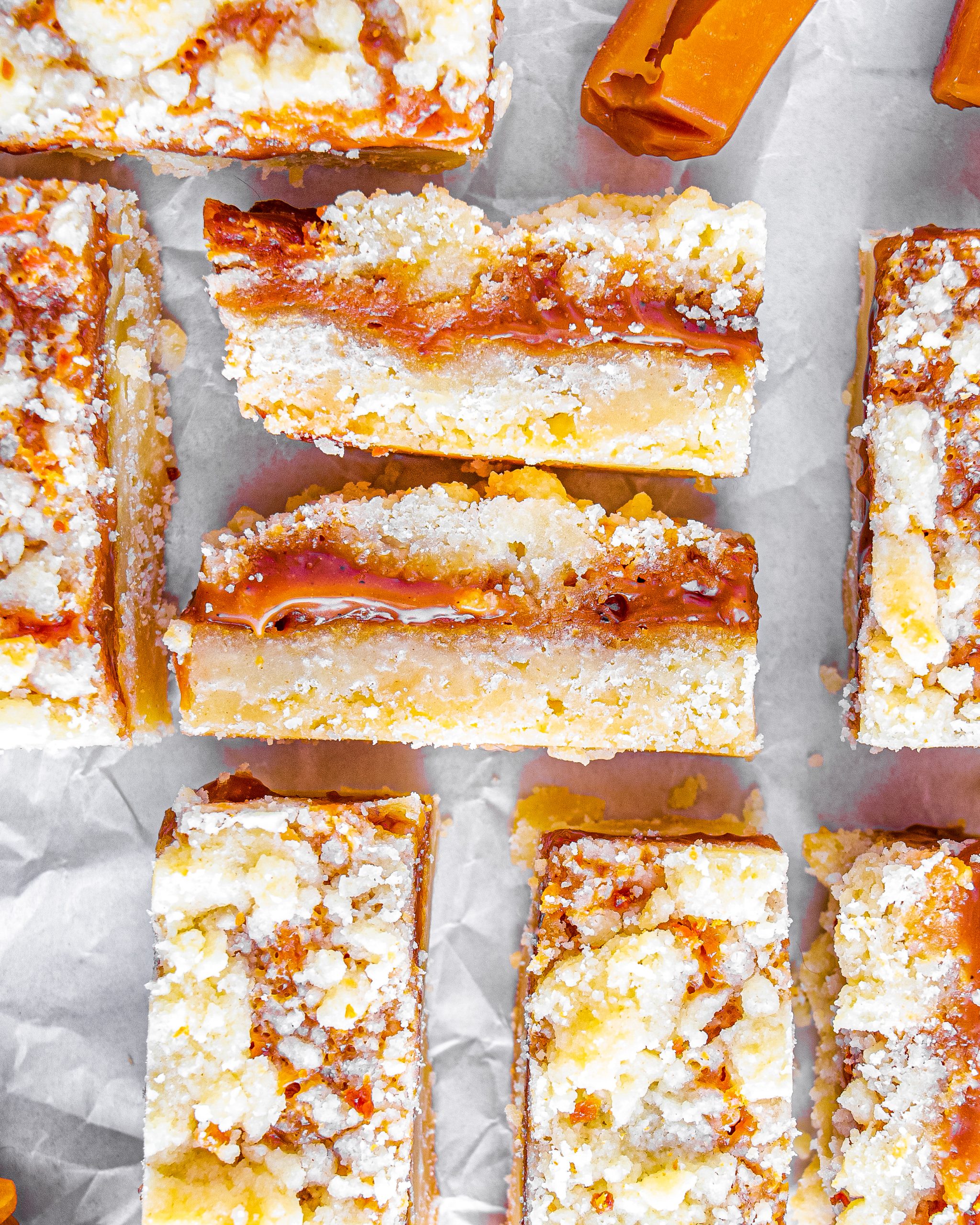 Salted Caramel Butter Bars - CheekyKitchen