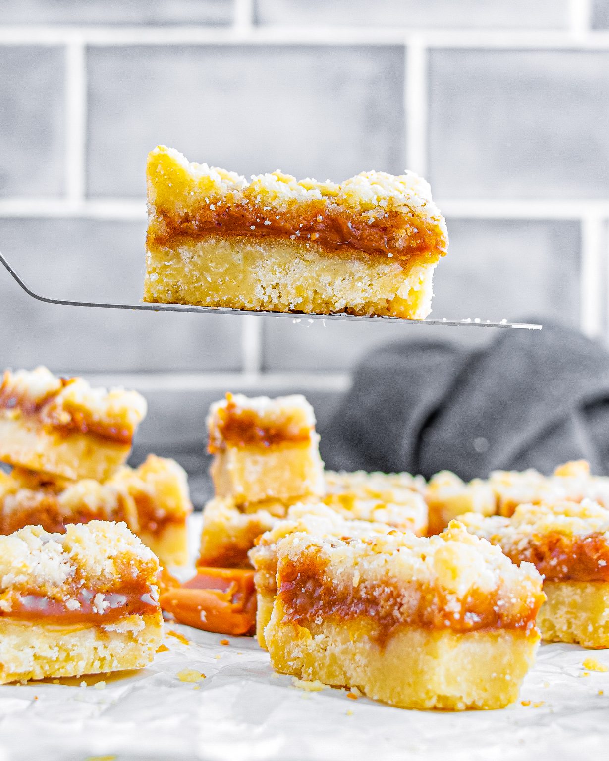 Salted Caramel Butter Bars - CheekyKitchen