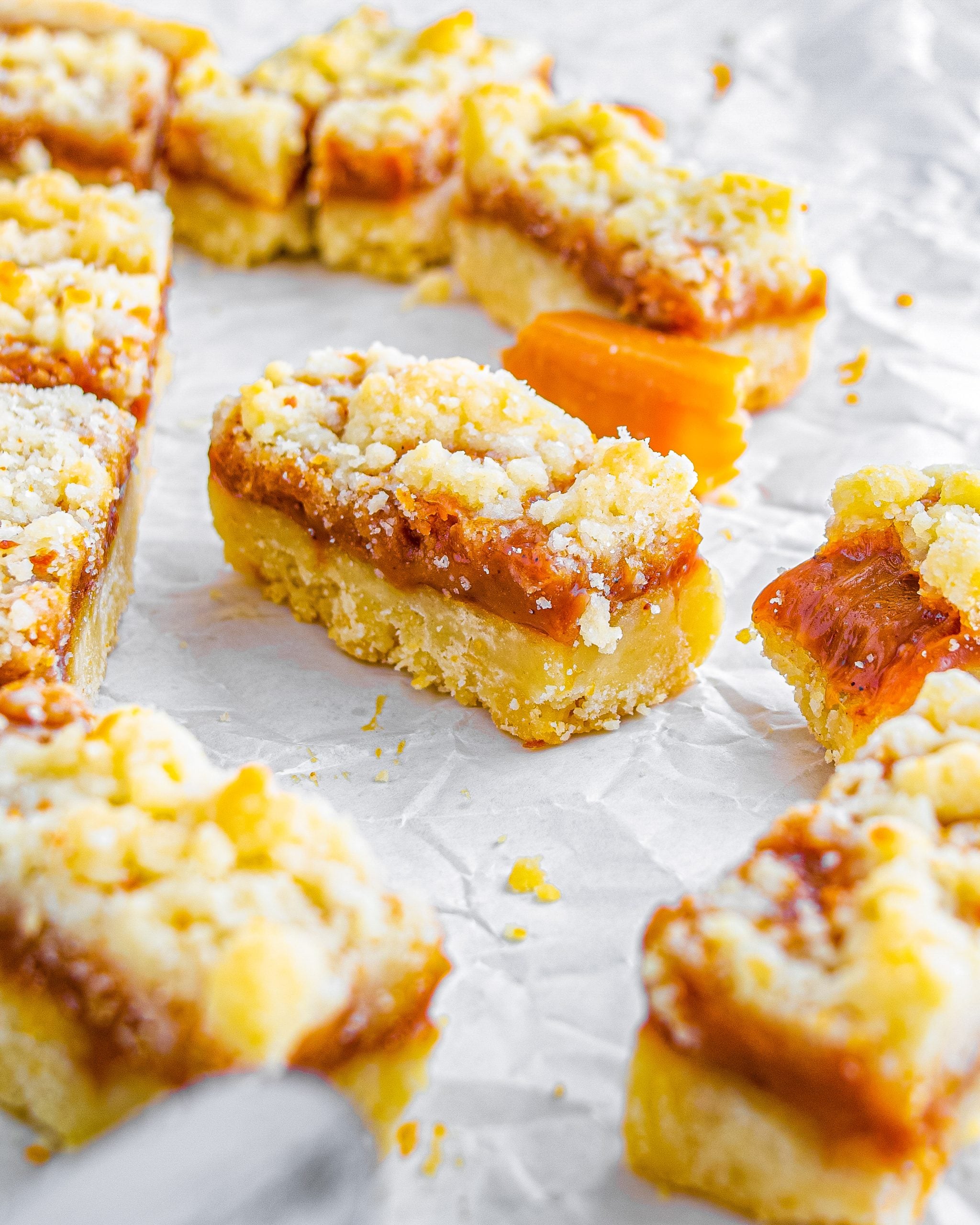 Salted Caramel Butter Bars - CheekyKitchen