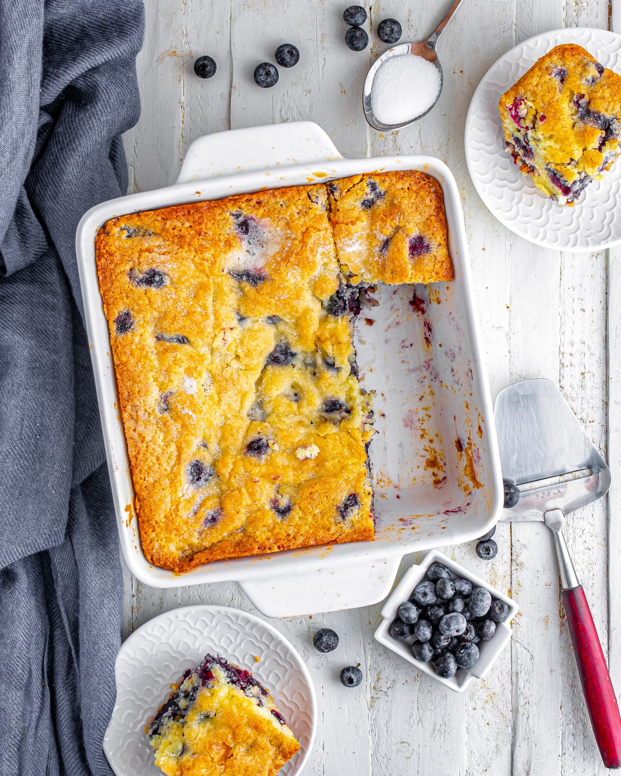 Buttermilk Blueberry Breakfast Bake - CheekyKitchen