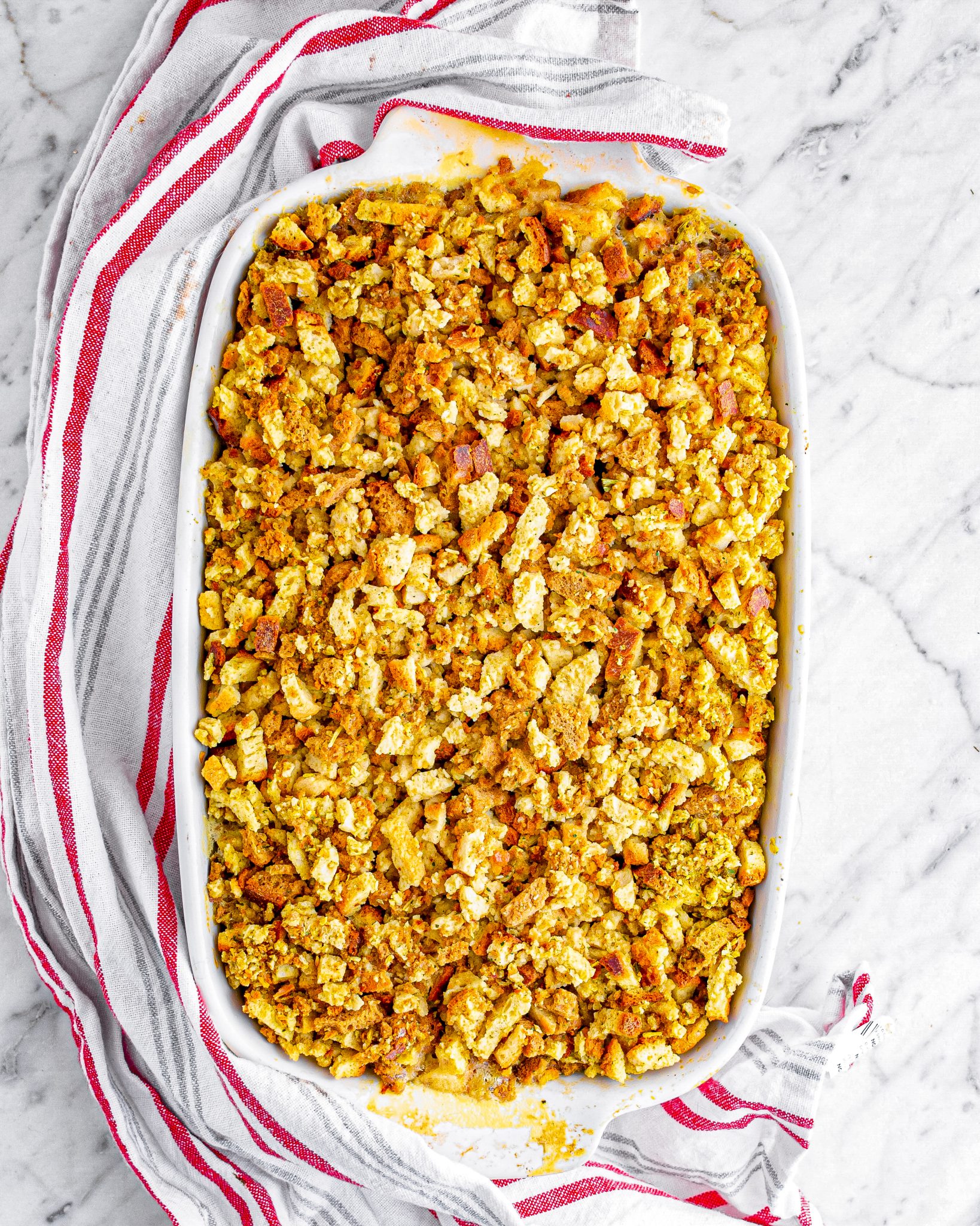 Chicken Stuffing Bake - CheekyKitchen