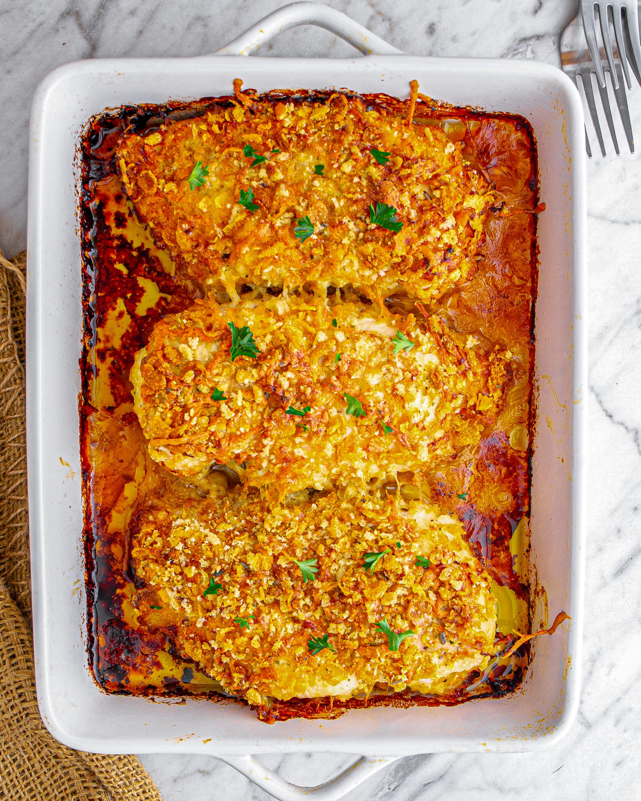 Cheddar Baked Chicken - CheekyKitchen