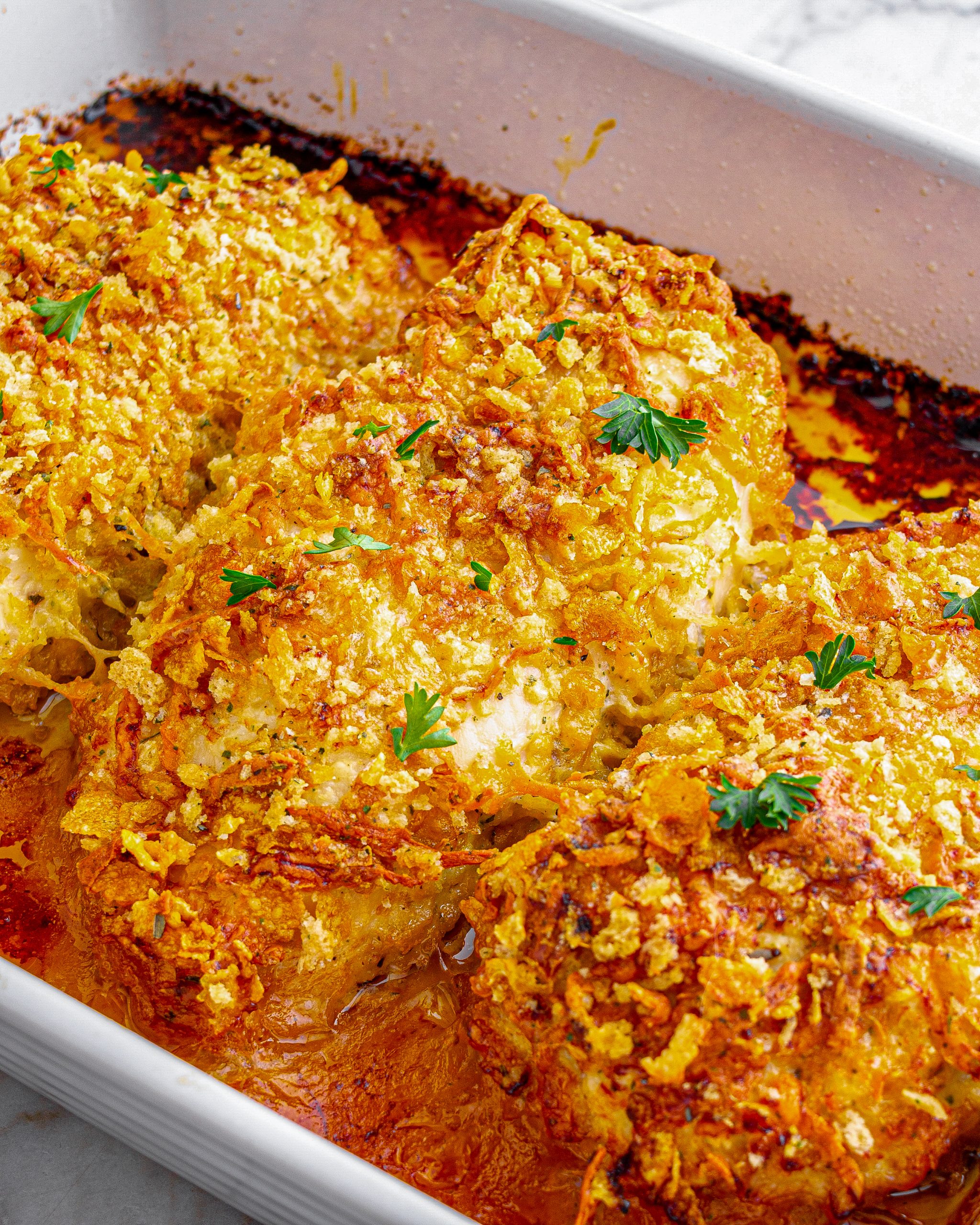 Cheddar Baked Chicken - CheekyKitchen