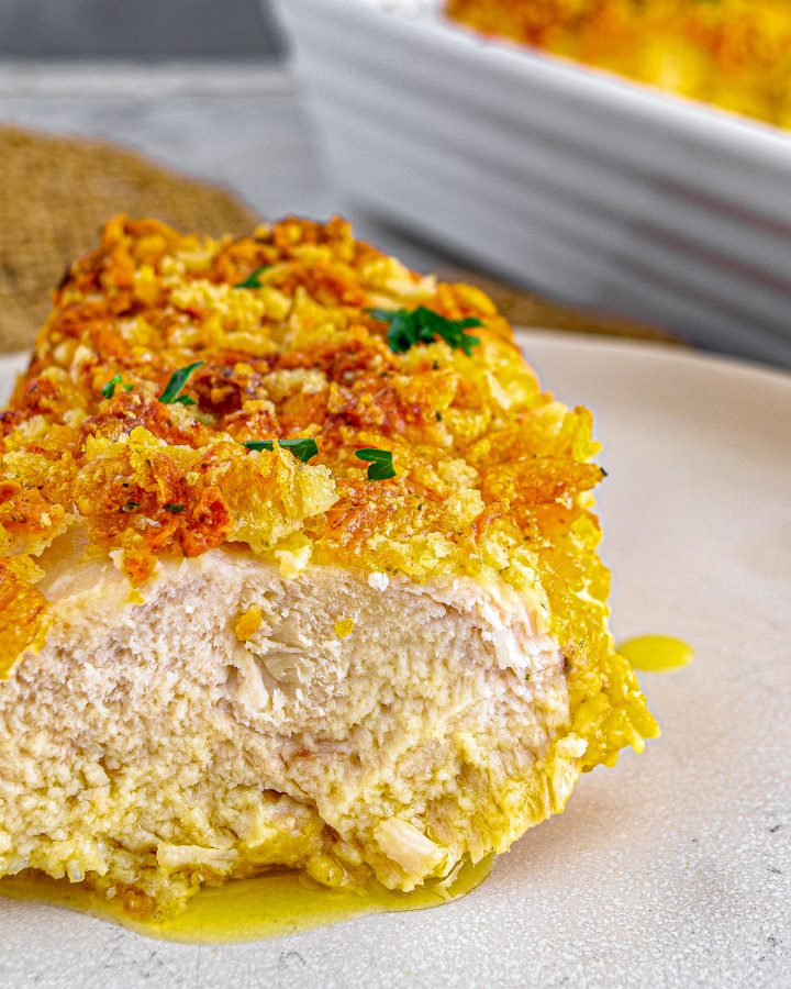 Cheddar Baked Chicken - CheekyKitchen