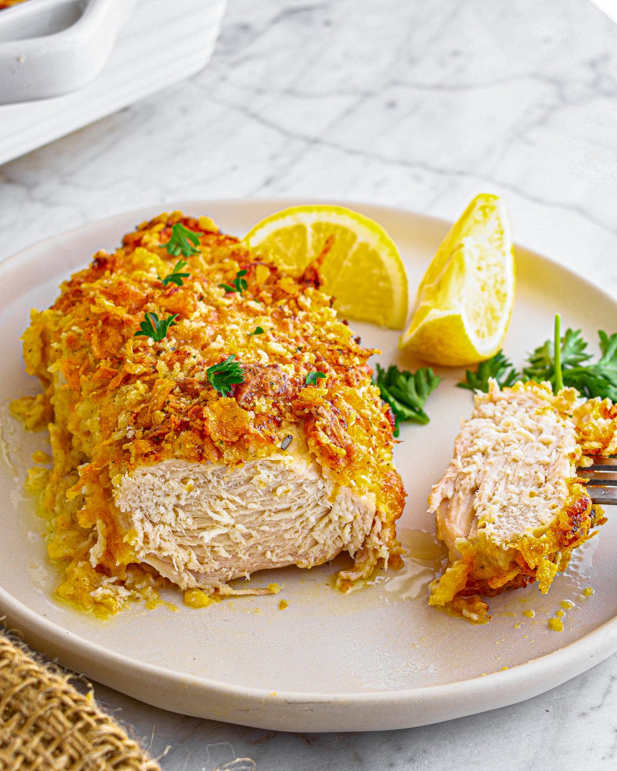 Cheddar Baked Chicken - CheekyKitchen