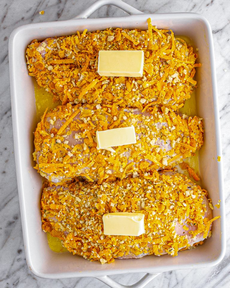 Cheddar Baked Chicken - CheekyKitchen