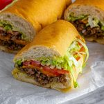 Cheeseburger Sub Sandwiches - CheekyKitchen