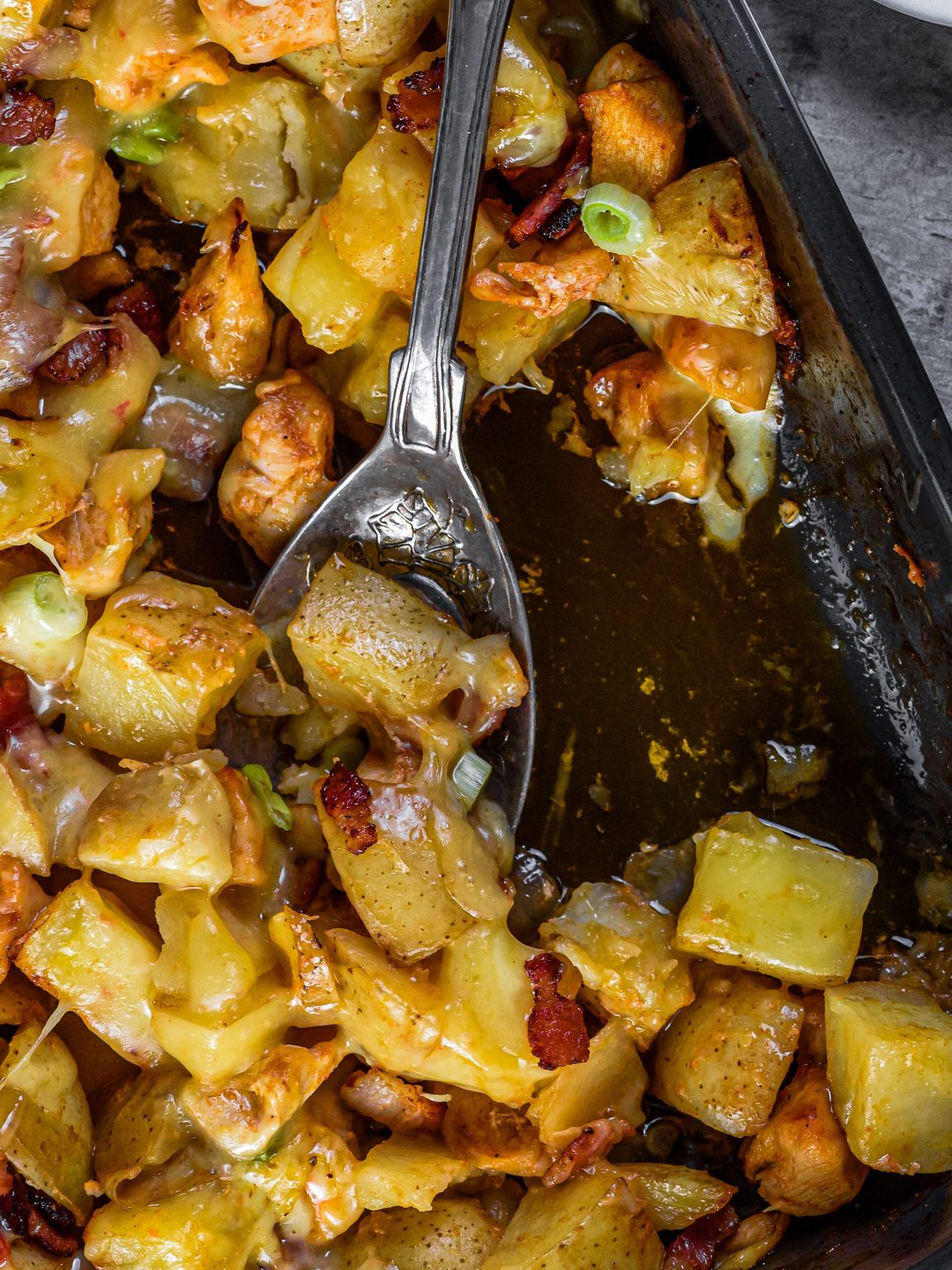Chicken Bacon Ranch Potato Bake - CheekyKitchen