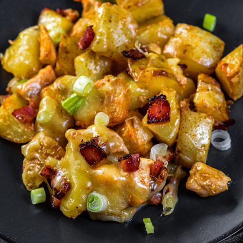 Chicken Bacon Ranch Potato Bake - CheekyKitchen
