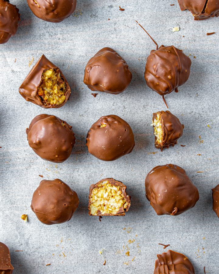 Chocolate Rice Krispies Balls - CheekyKitchen