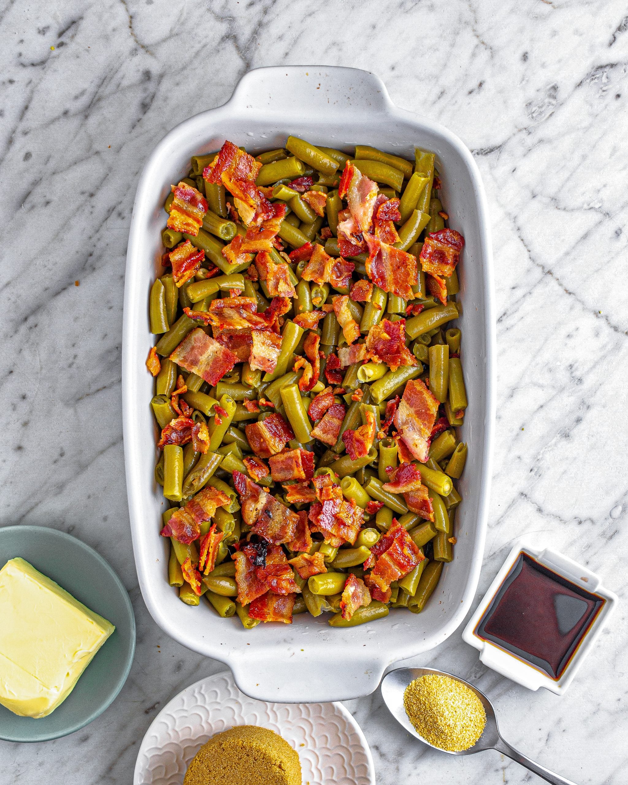 5-Ingredients Crack Green Beans - CheekyKitchen