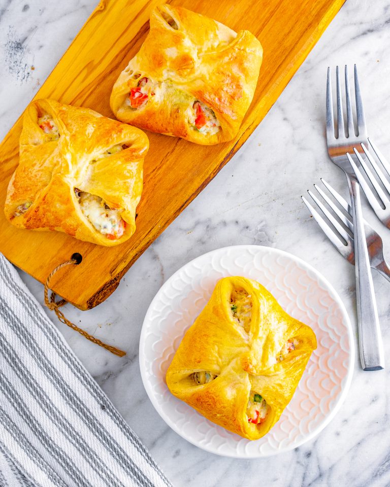 Cream Cheese Chicken Croissants - CheekyKitchen