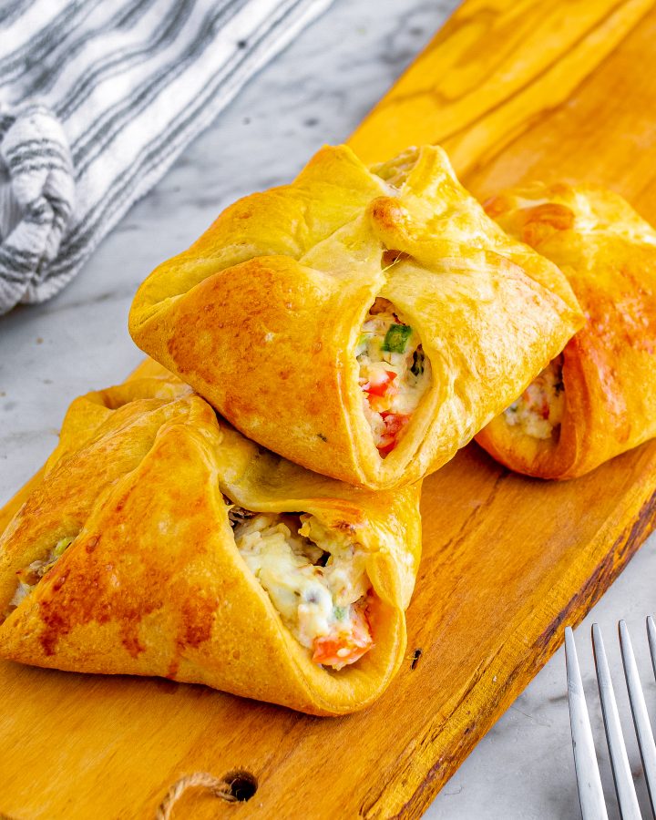 Cream Cheese Chicken Croissants - CheekyKitchen