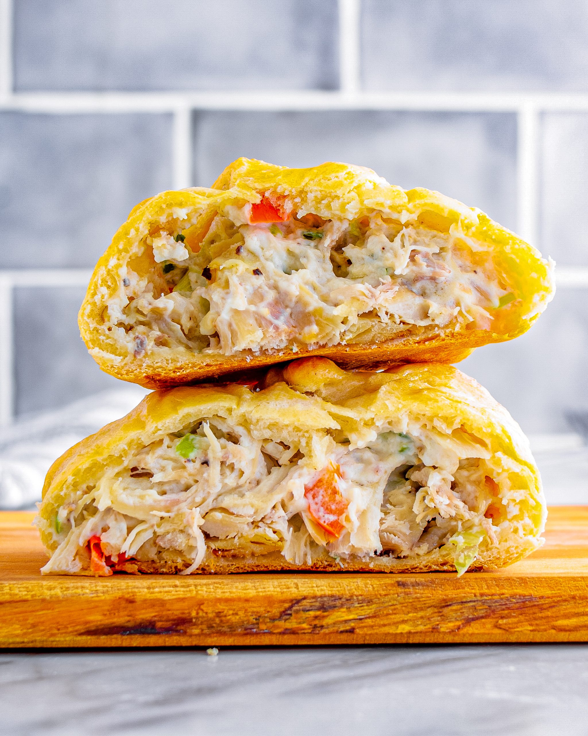Cream Cheese Chicken Croissants - CheekyKitchen