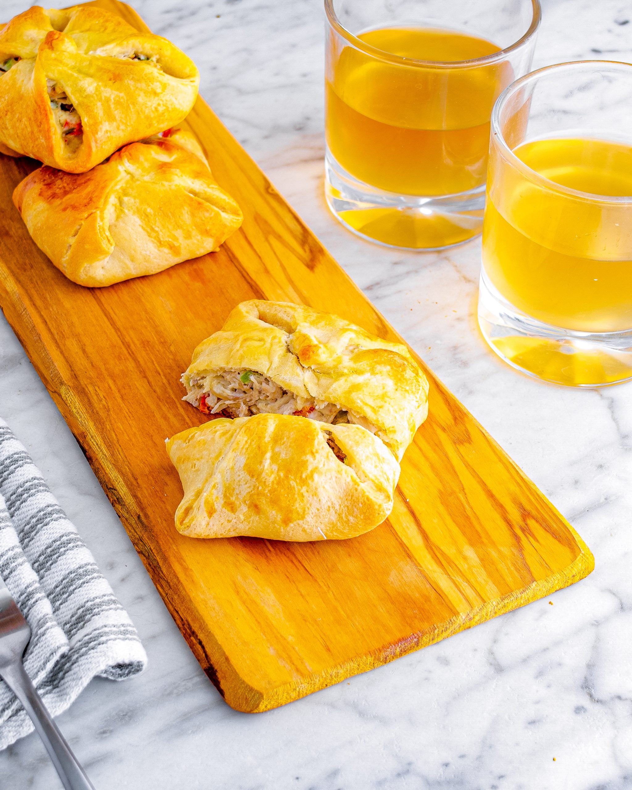 Cream Cheese Chicken Croissants - CheekyKitchen