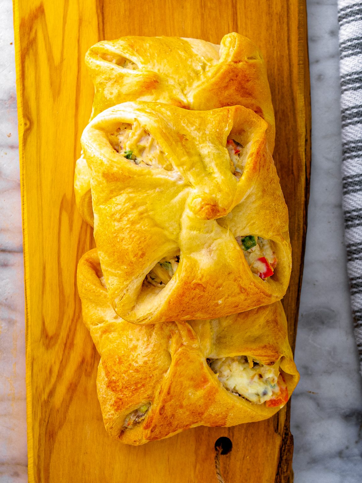 Cream Cheese Chicken Croissants - CheekyKitchen