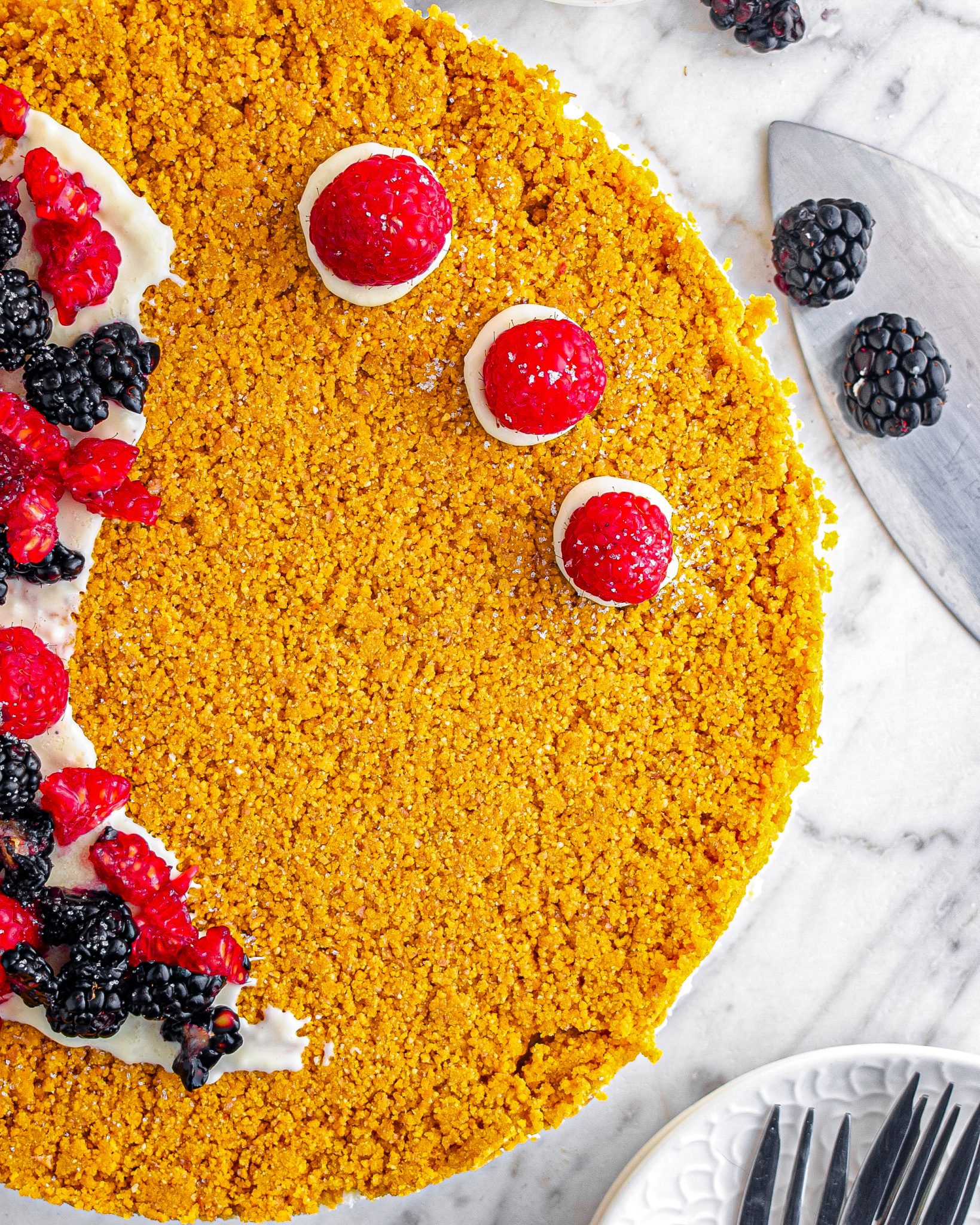 Double Crusted Cheesecake - CheekyKitchen