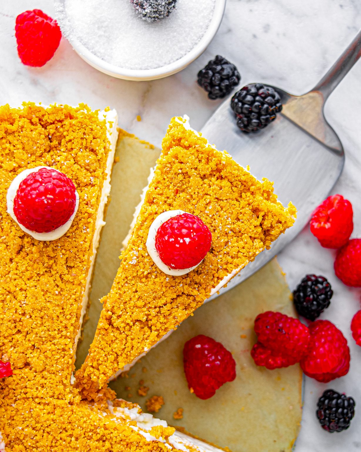 Double Crusted Cheesecake - CheekyKitchen