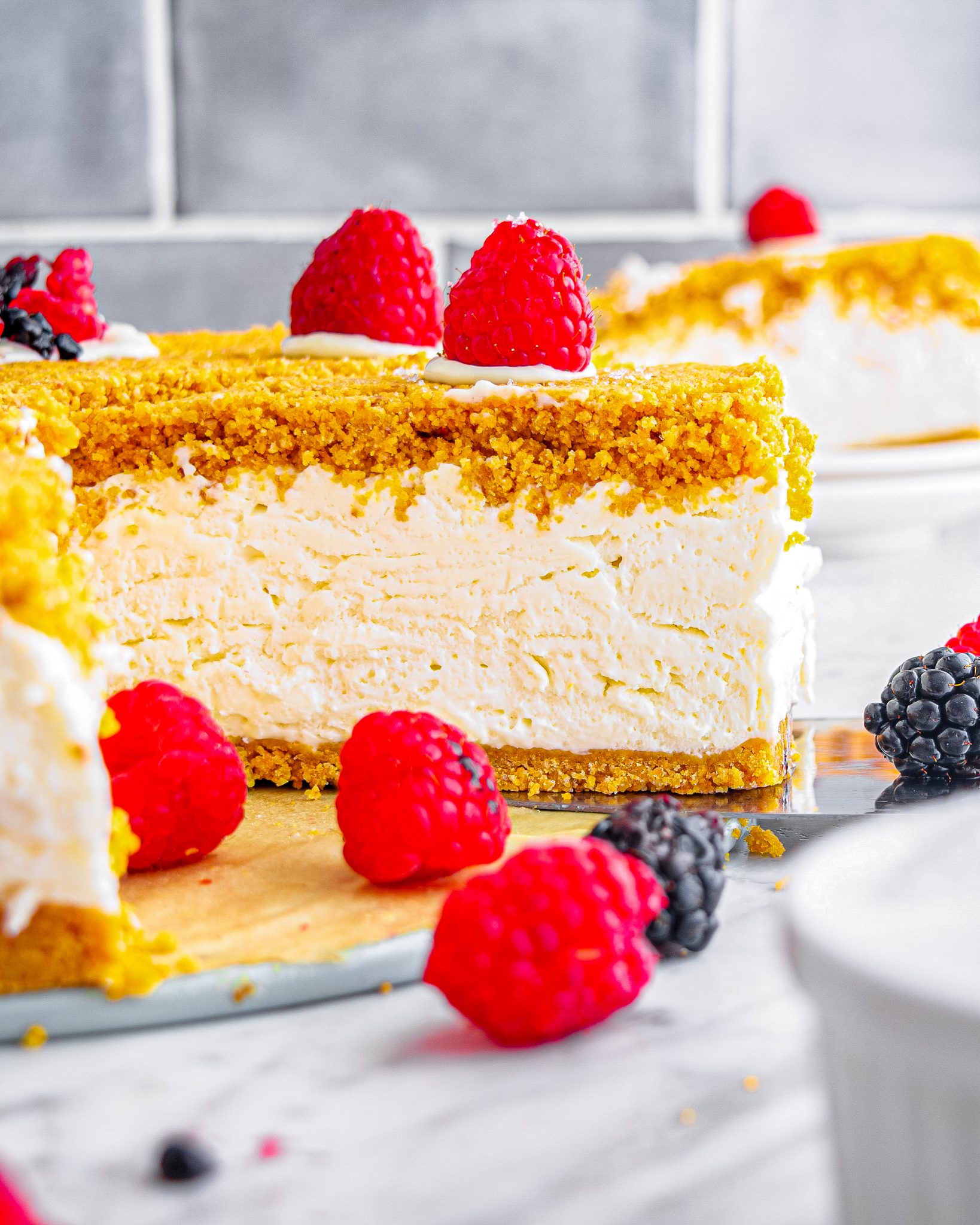 Double Crusted Cheesecake - CheekyKitchen