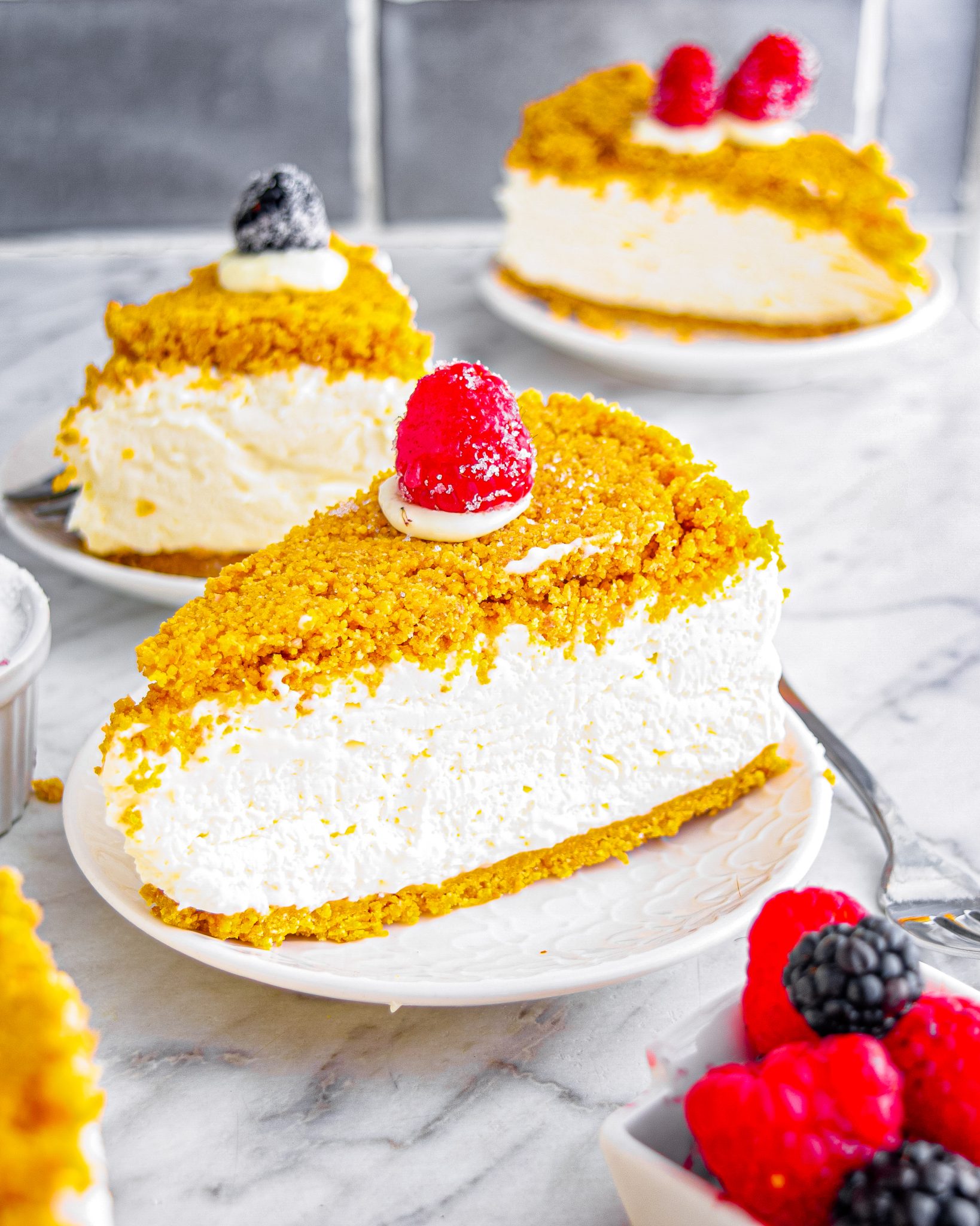 Double Crusted Cheesecake - CheekyKitchen