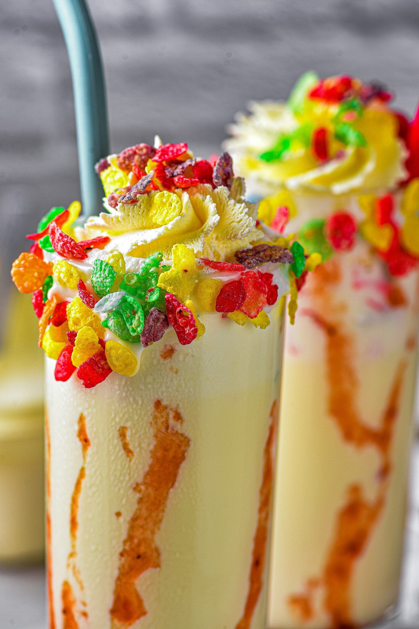 Fruity Pebbles Milkshake - CheekyKitchen