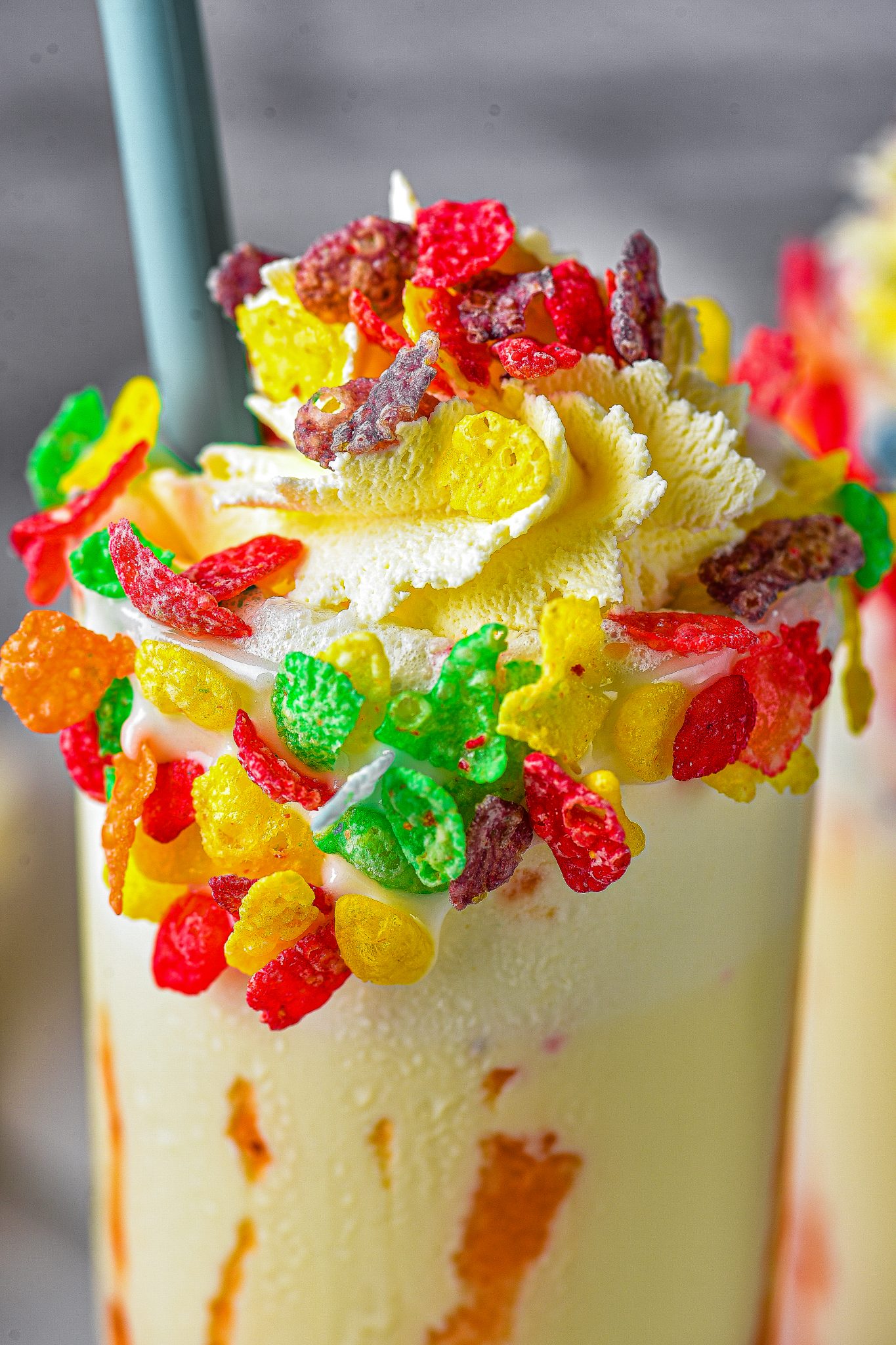 Fruity Pebbles Milkshake - CheekyKitchen