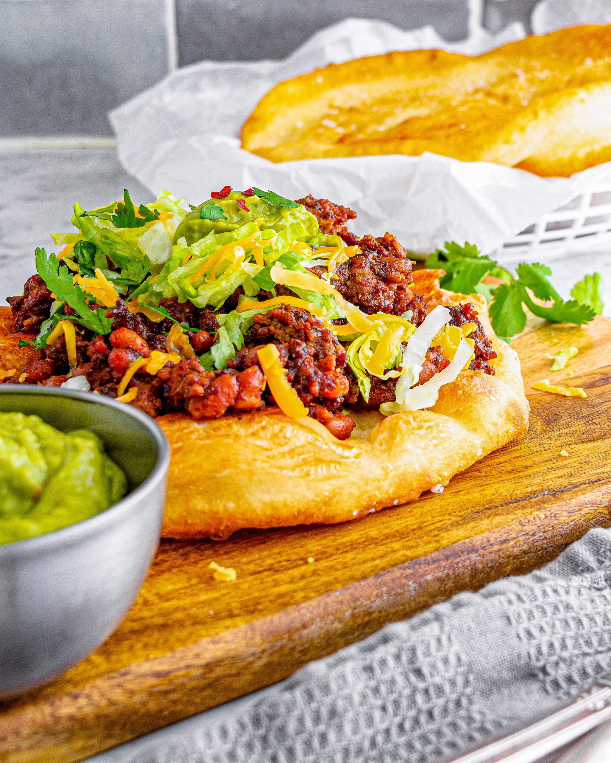 Indian Tacos with Indian Fry Bread - CheekyKitchen