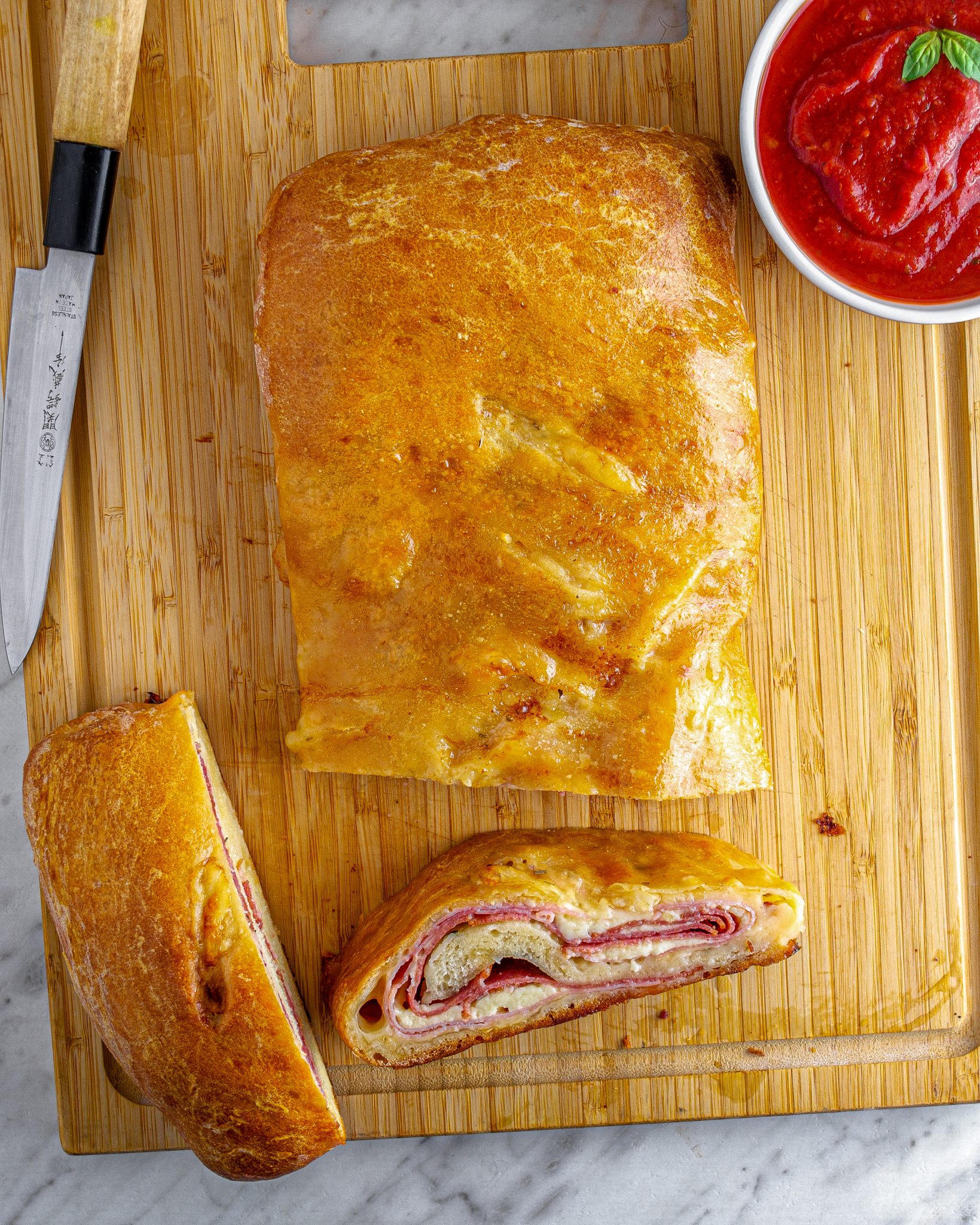 Italian Stromboli - CheekyKitchen