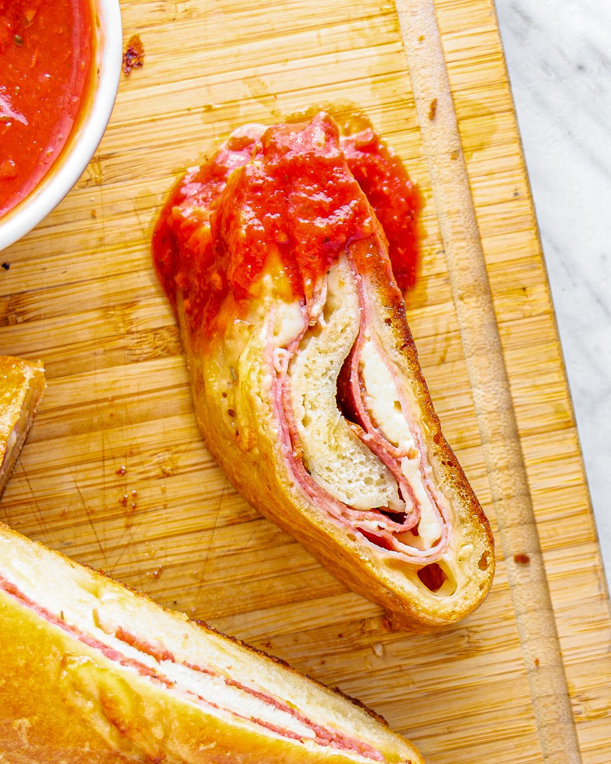 Italian Stromboli - CheekyKitchen