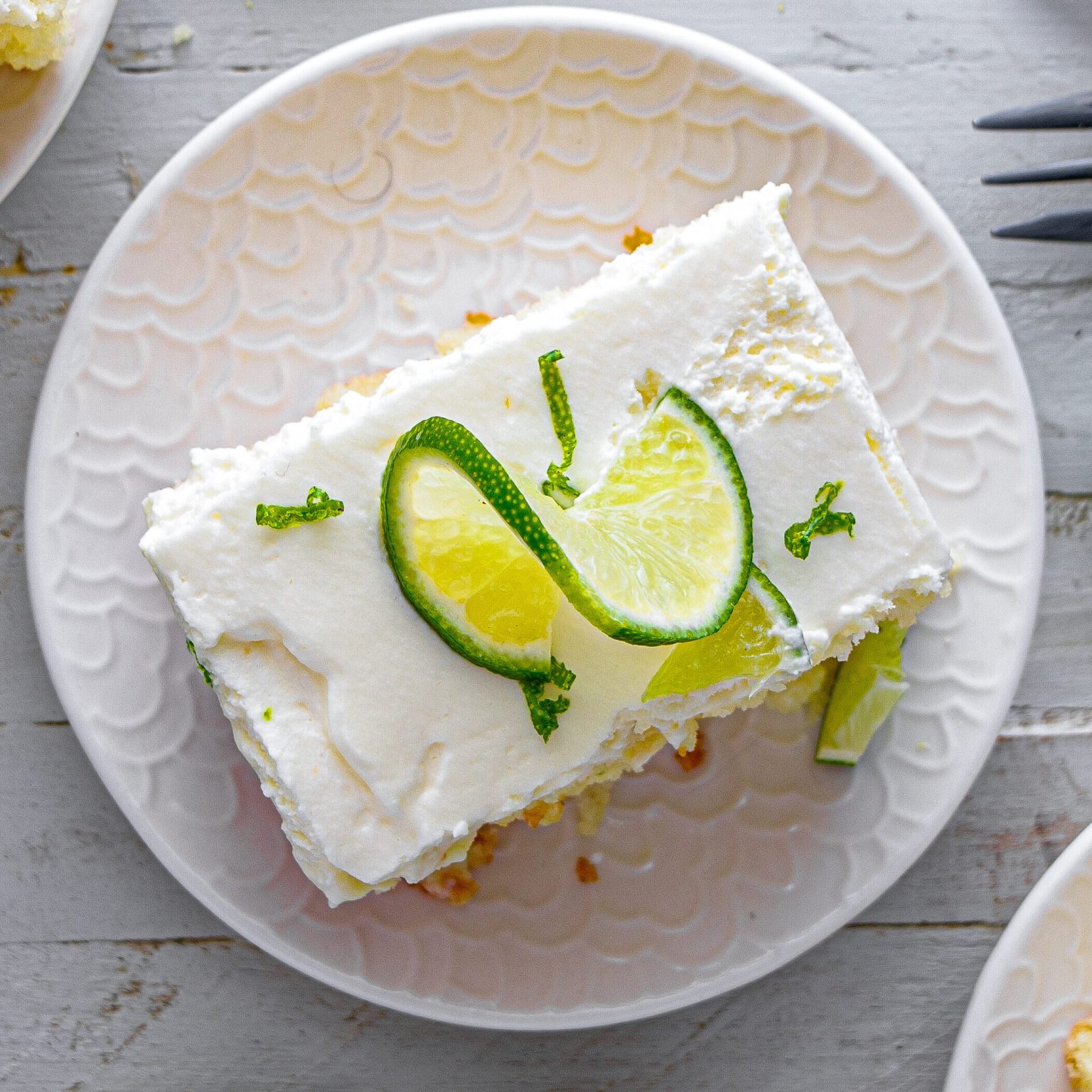 Key Lime Poke Cake - CheekyKitchen