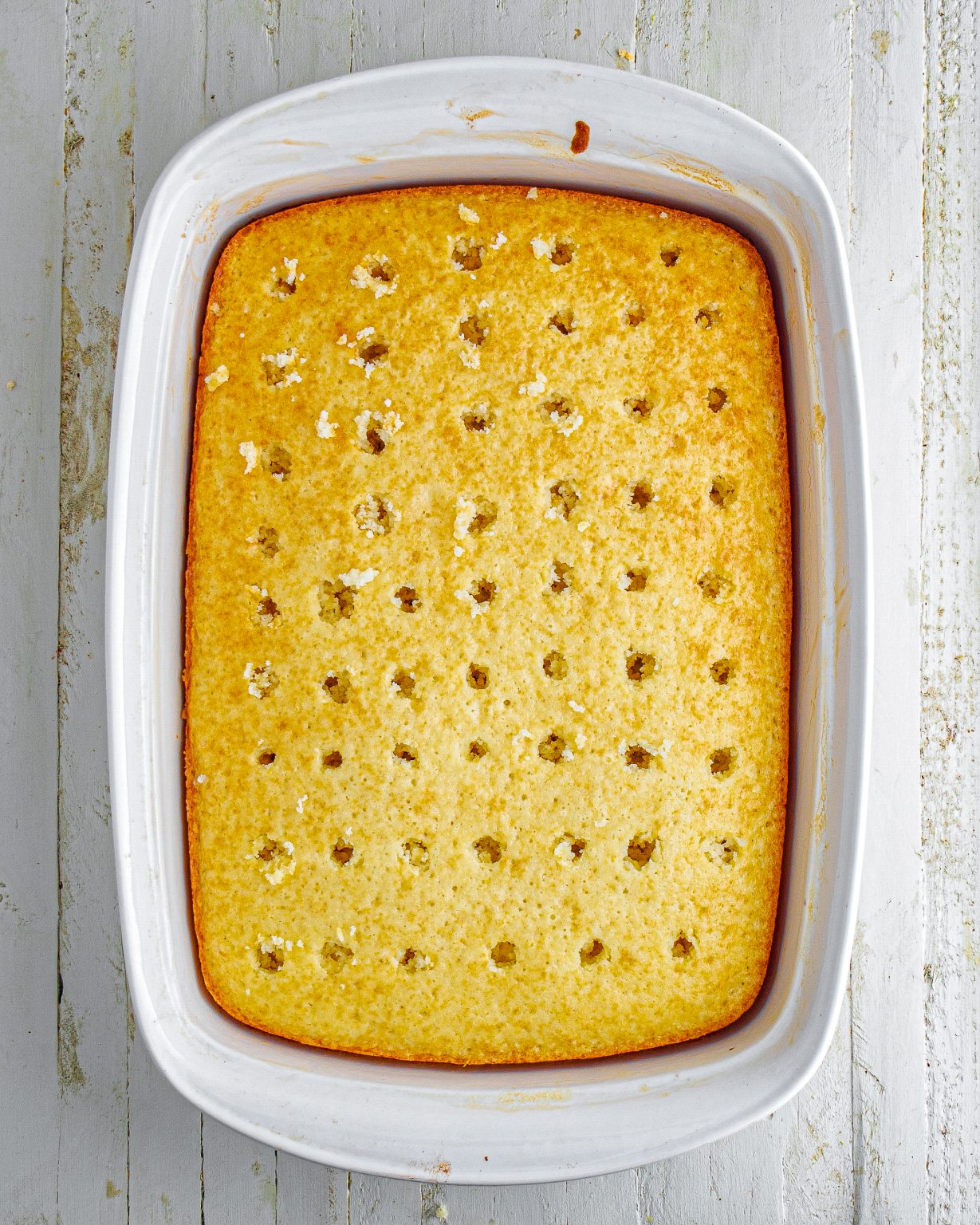 Key Lime Poke Cake - CheekyKitchen