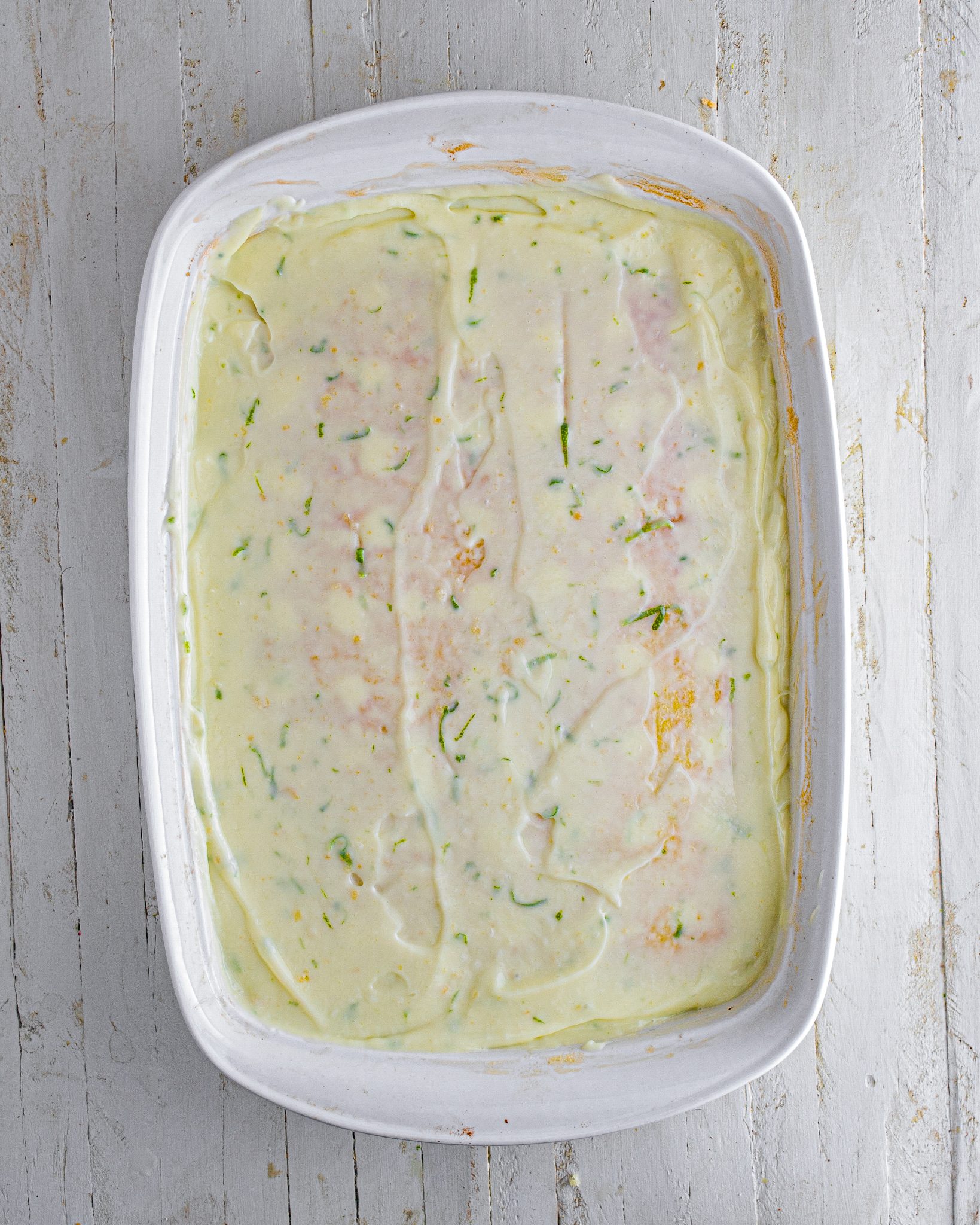 Key Lime Poke Cake - CheekyKitchen