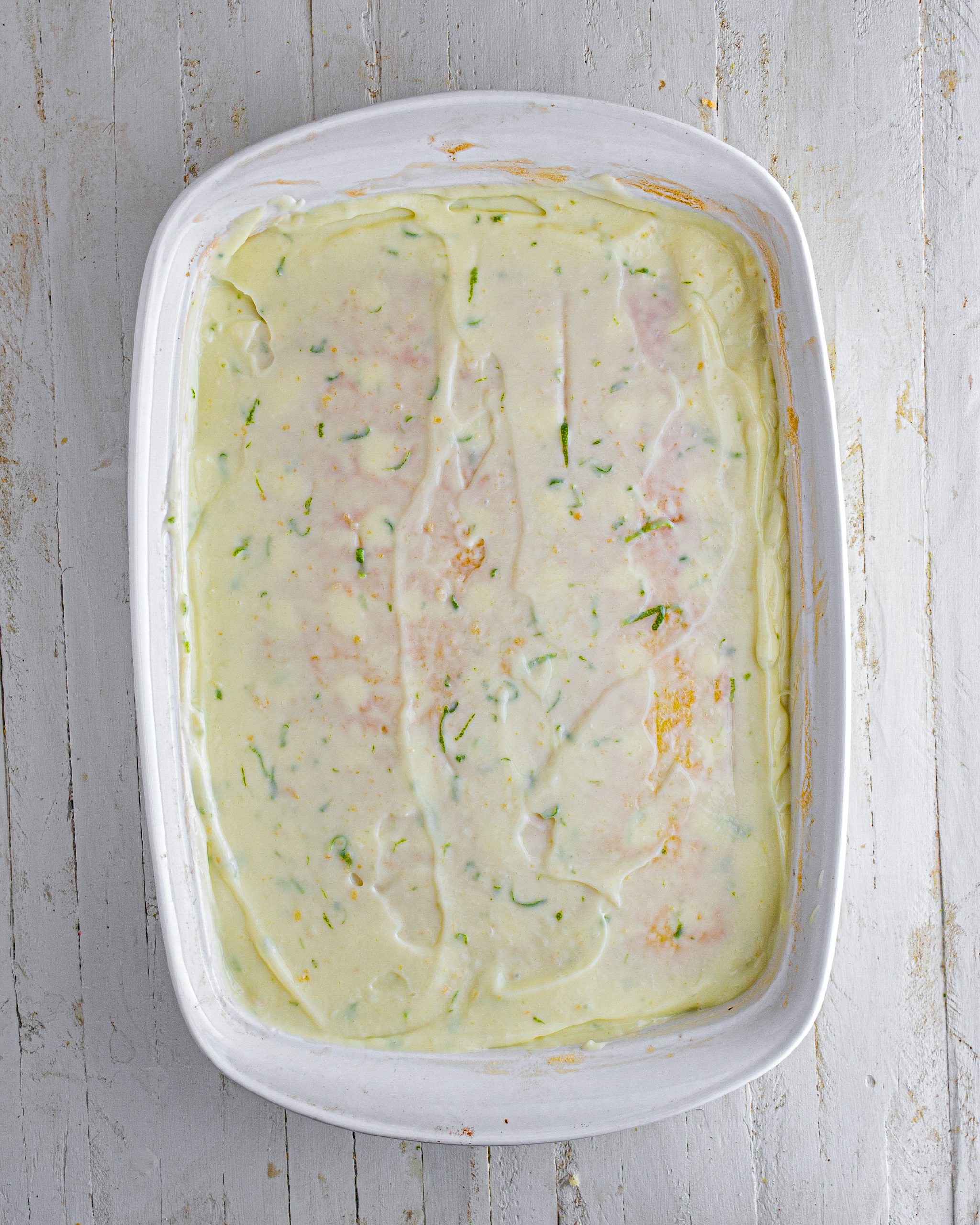 Key Lime Poke Cake - CheekyKitchen