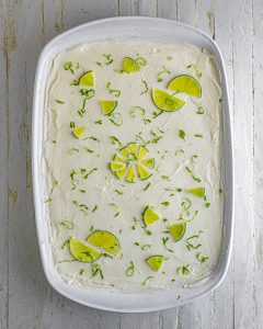 Key Lime Poke Cake - CheekyKitchen